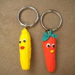 Key Ring, Carrot, Corn on Luulla